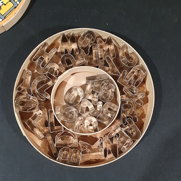 Party Supplies | Vintage 8s Alphabet Cookie Cutter Set Silver | Poshmark